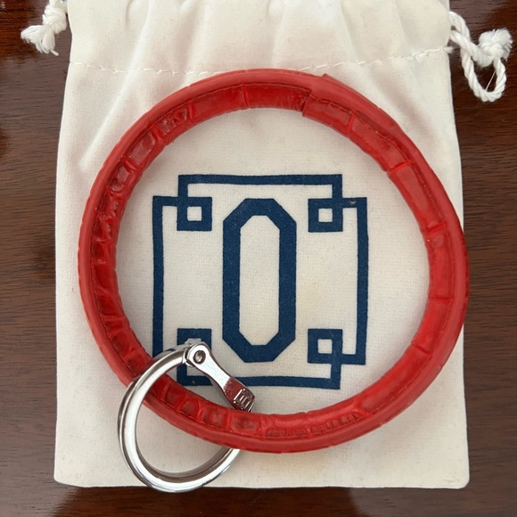 Accessories | Red Leather O Ring | Poshmark